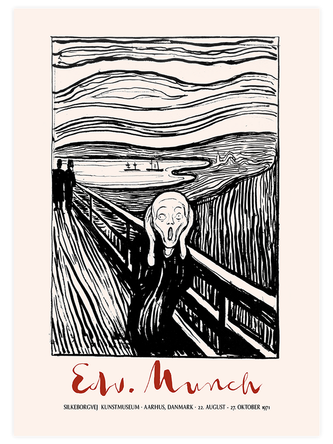 Edvard Munch Poster | Edvard Munch Tablo – Nordika Gallery