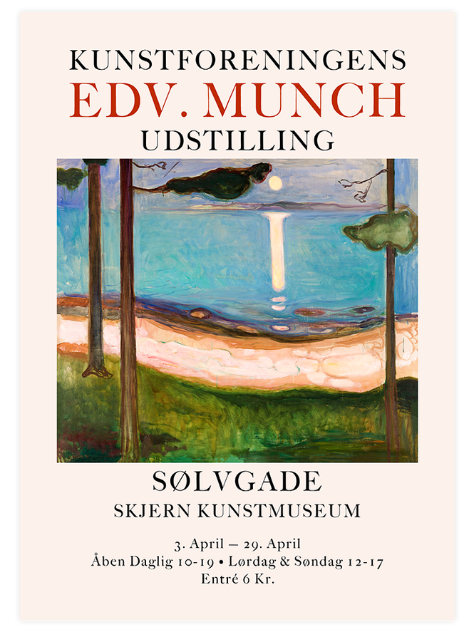 Edvard Munch Poster | Edvard Munch Tablo – Nordika Gallery