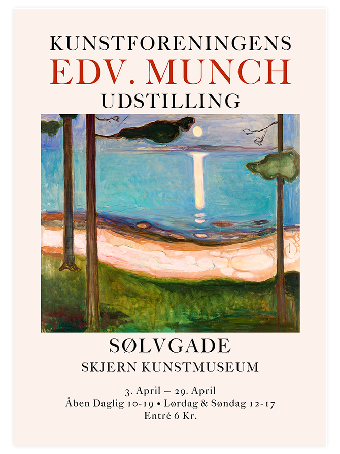 Edvard Munch Poster | Edvard Munch Tablo – Nordika Gallery
