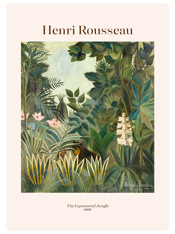 Henri Rousseau Poster | Henri Rousseau Tablo – Nordika Gallery
